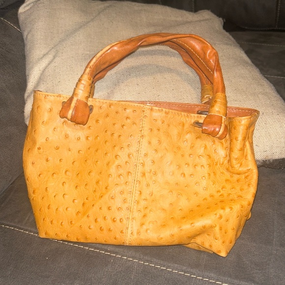 Ceoni Piero | Bags | Ceoni Piero Ostrich Leather Handbag From Italy ...